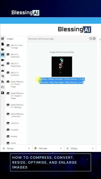 Transform your images with ease using BlessingAI's image processing ...