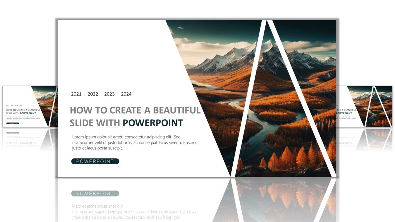 🔥 How to make a beautiful slide using powerpoint - YouTube