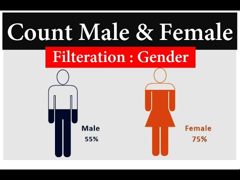 Find the Male and Female Gender in Excel | Basic Excel Formula - YouTube