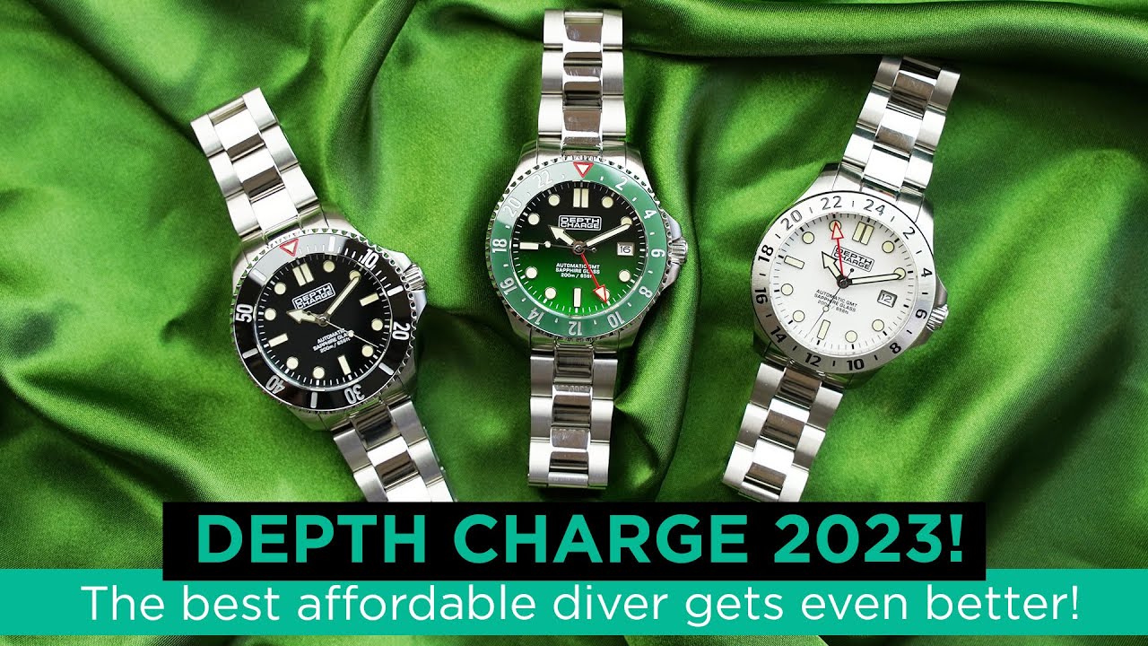 The NEW Depth Charge Watches 2023! | The best affordable diver ever ...