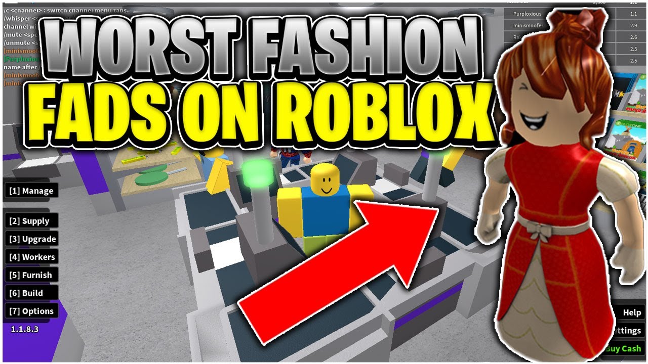 10 WORST FASHION FADS ON ROBLOX - YouTube