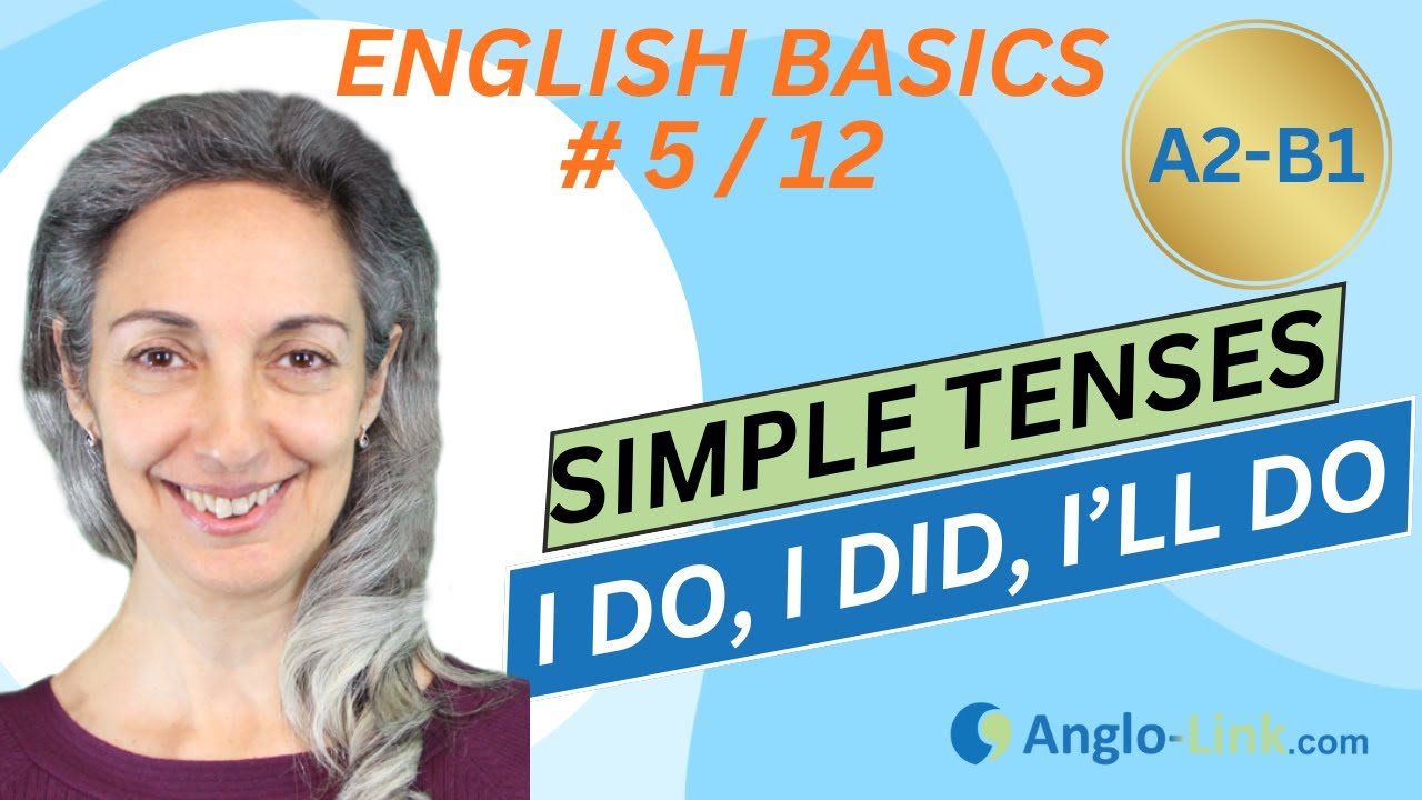 Present, Past, and Future Simple Tenses (I do, I did, I'll do) | A2-B1 ...