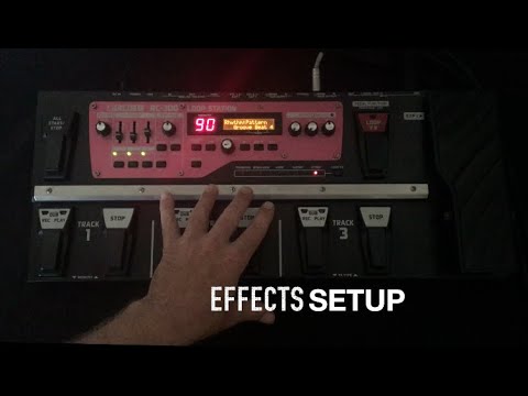 EFFECTS & INPUT SETUP BOSS RC300 LOOP STATION - YouTube