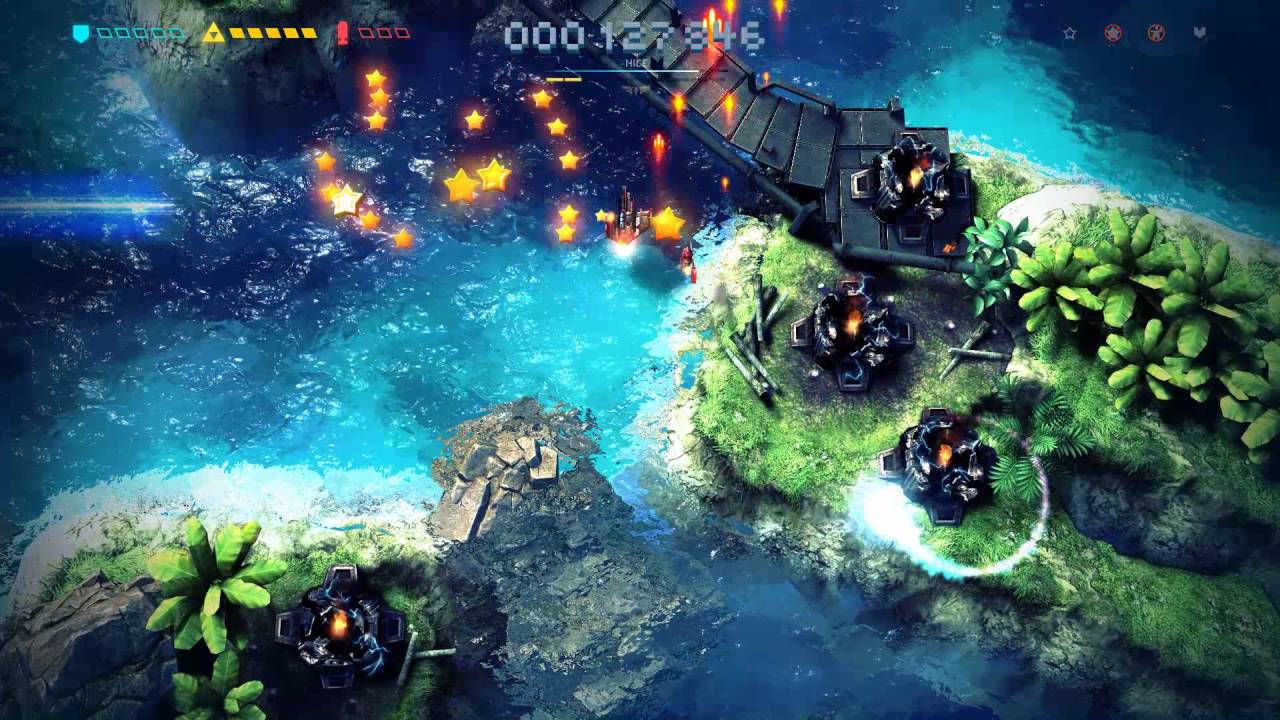 Sky Force Anniversary PC Level 5 Difficulty Hard - YouTube