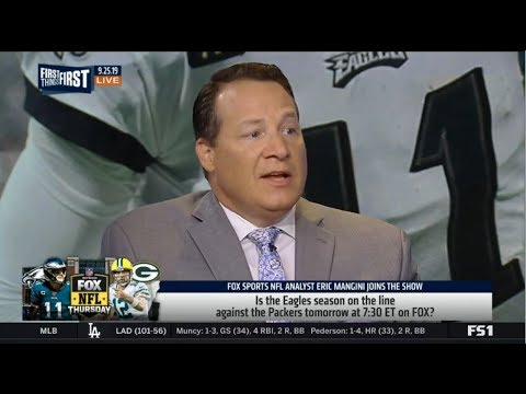 FIRST THINGS FIRST | Eric Mangini [ANALYST] Eagles face Packers at 7:30 ...