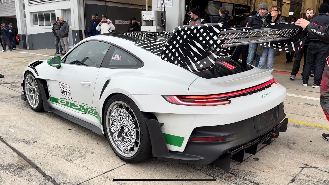 Porsche 992 GT3 RS MR 6:3x min Nürburgring Nordschleife Test Manthey ...