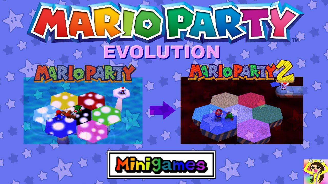 Mario Party Evolution! ~ Mario Party 1 to Mario Party 2 Mini-Games ...