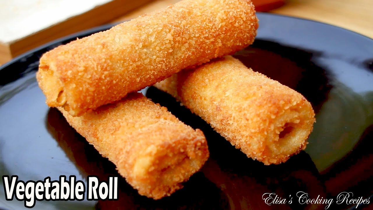 সবজি না খাওয়া বাচ্চাদের এই ভেজিটেবল রোল | Vegetable Roll Recipe ...