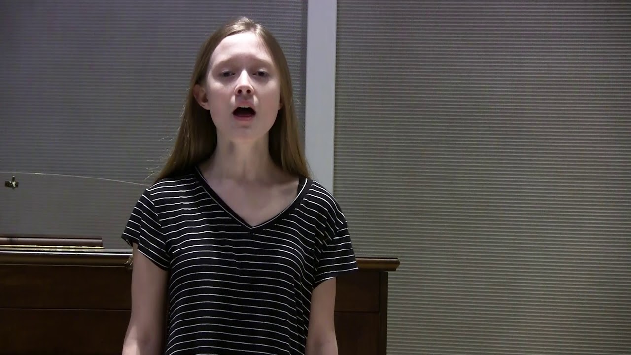 Tori Singing National Anthem - YouTube