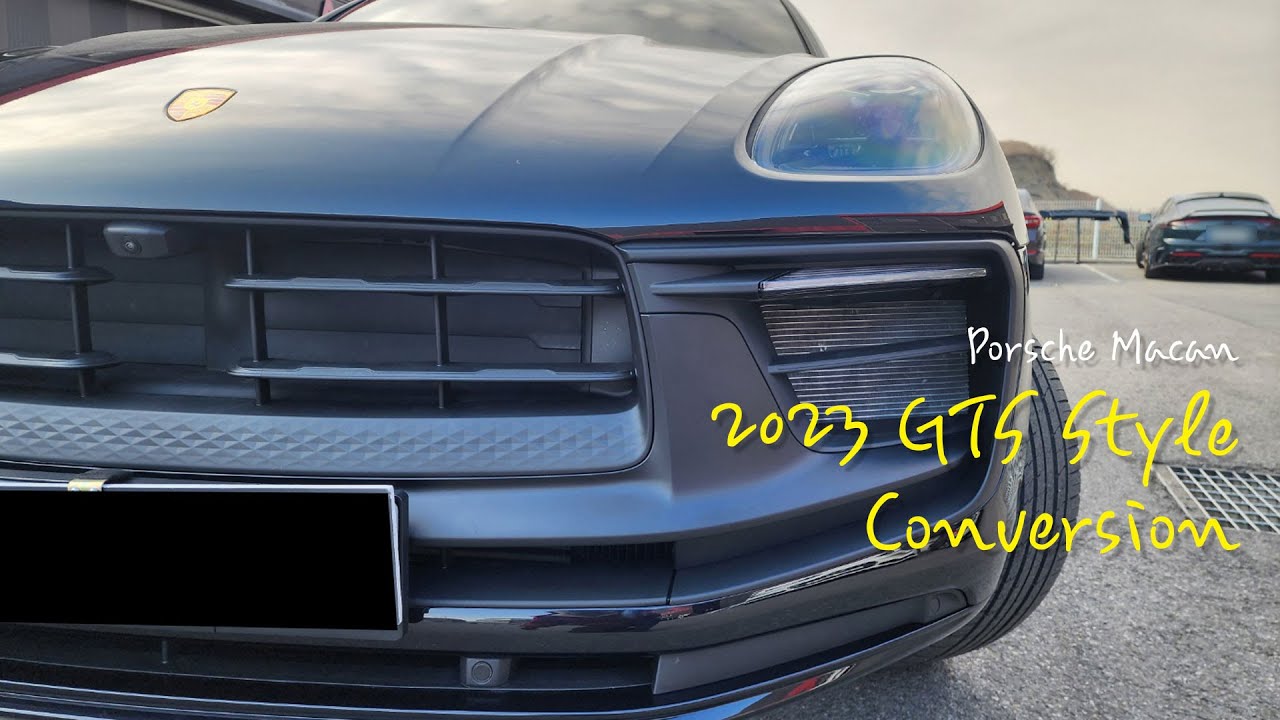 Porsche Macan 2023 GTS Style Conversion - YouTube