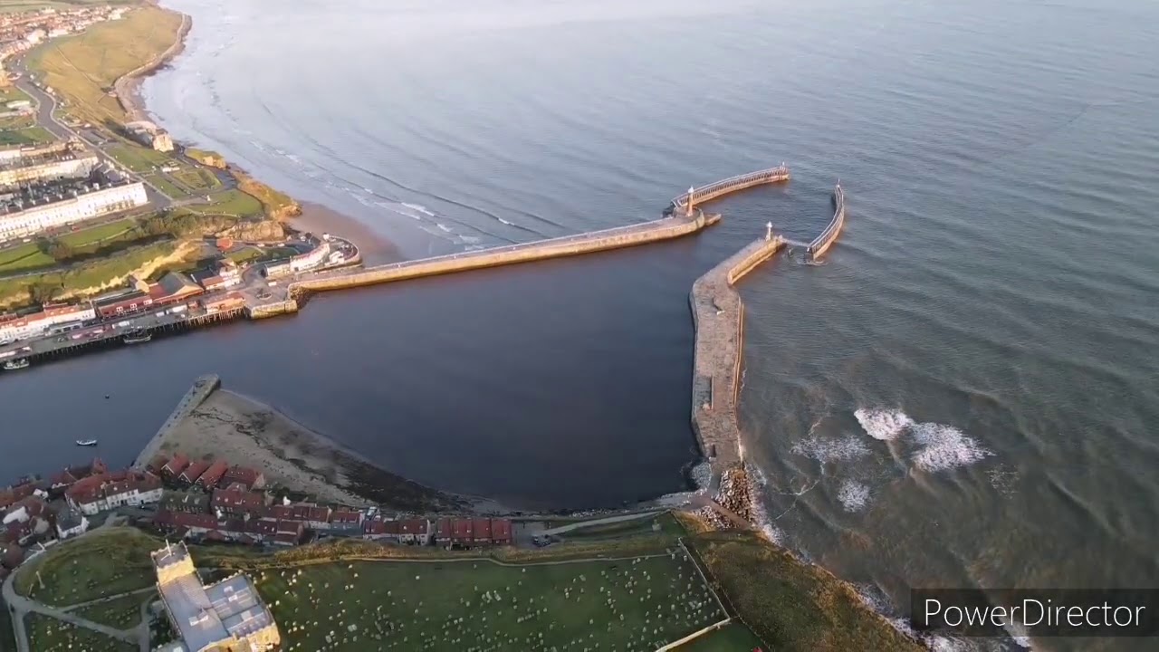 Whitby from above.. - YouTube