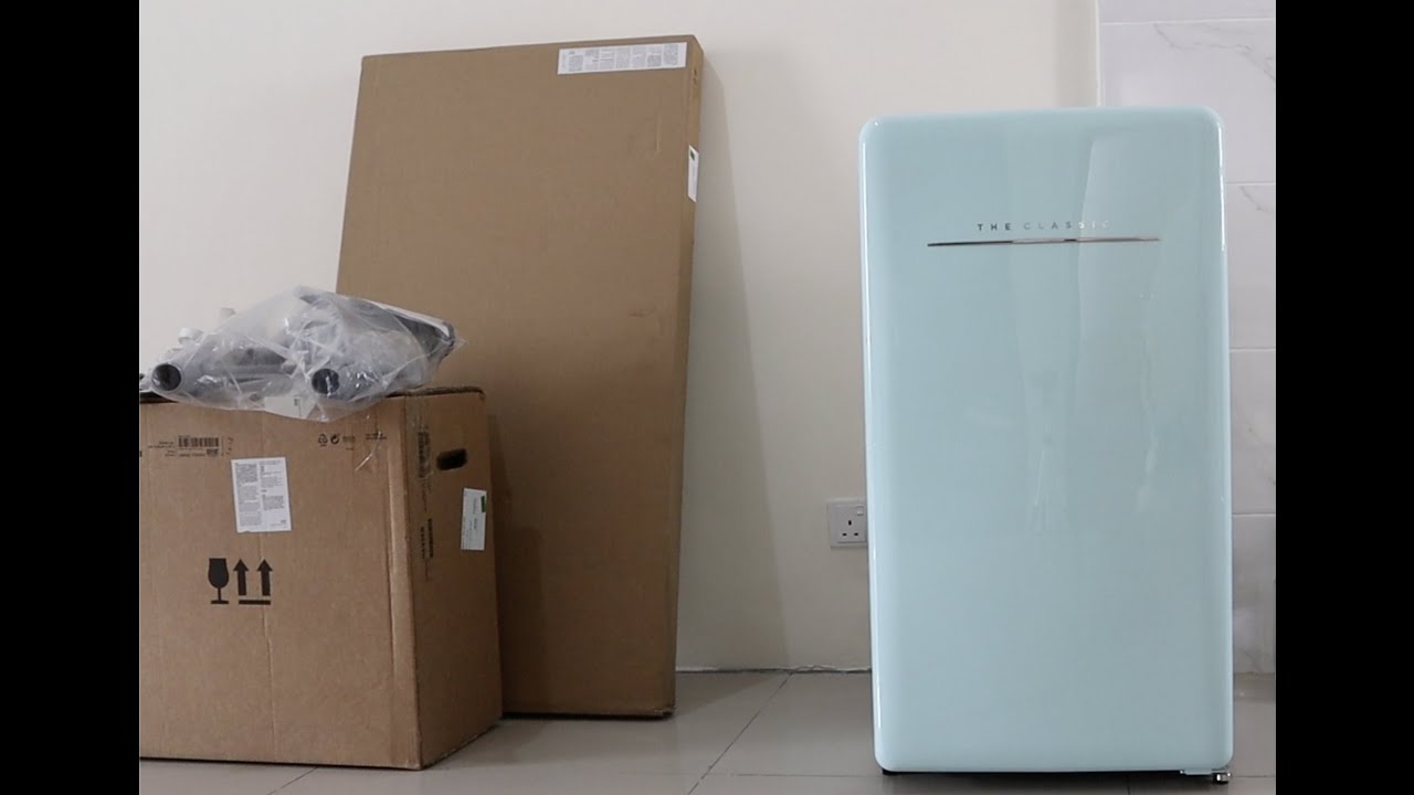 Unboxing new fridge | Classic & Minimalist Daewoo Refrigerator - YouTube