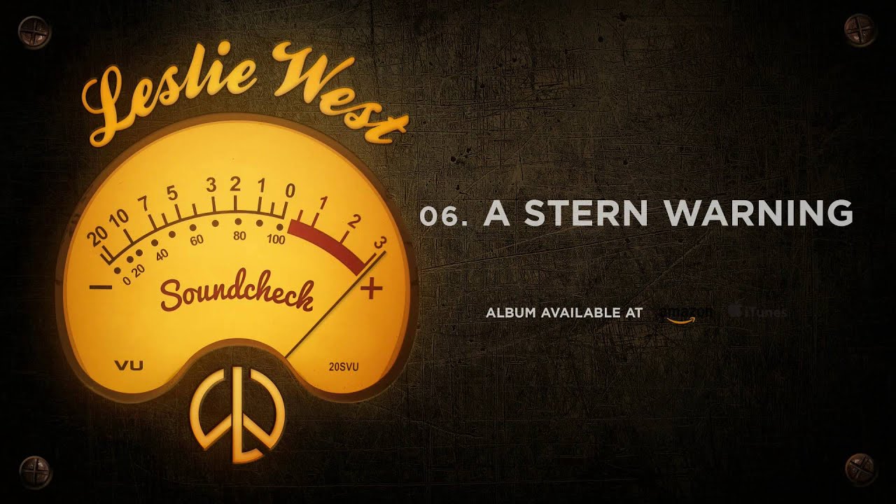 Leslie West - A Stern Warning (Soundcheck) - YouTube