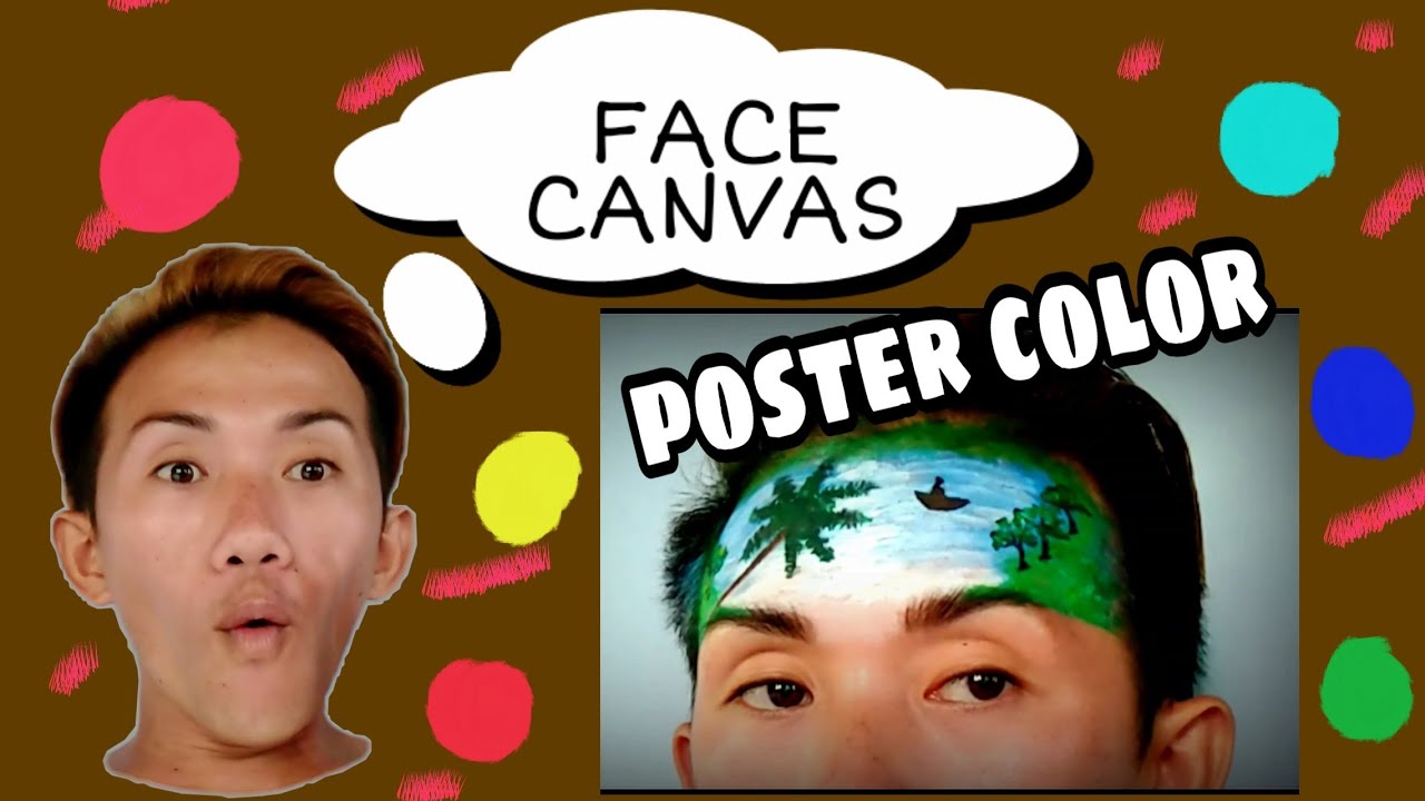 USING POSTER COLOR FOR FACE PAINTING | TUTORIAL 😘😘 - YouTube