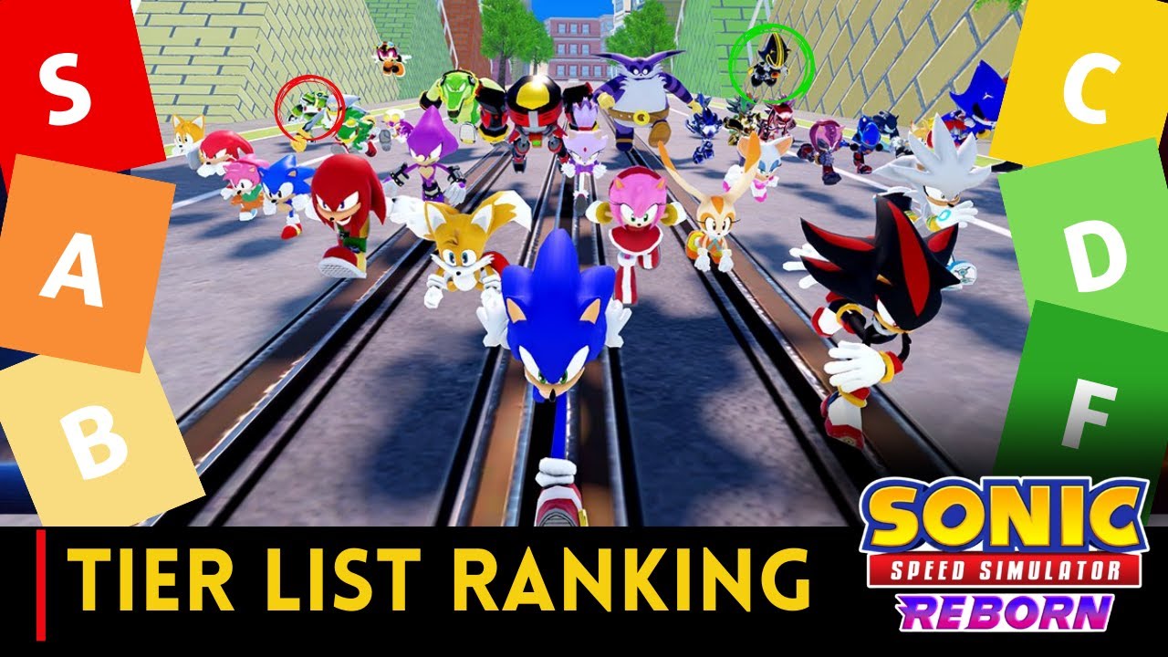🚥 Ranking Sonic Speed Sim Skins So You Don't Have To | Guess the Beeps ...