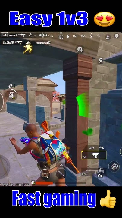 😍Easy 1v3 clutch🔥 in bgmi fastgaming #shortsfeed #bgmi #gamer - YouTube