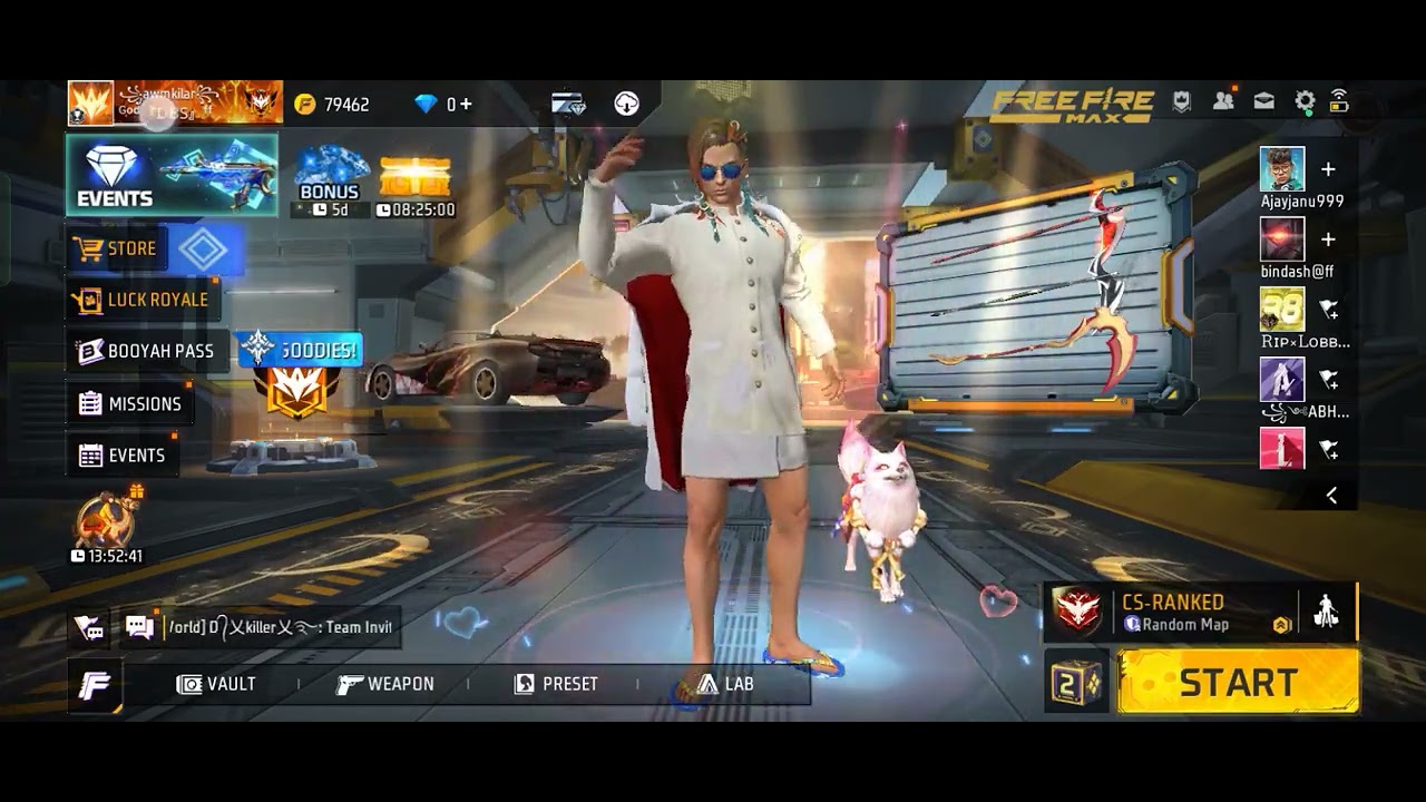 CS Ranked in 10 Stake #praphul ff - YouTube