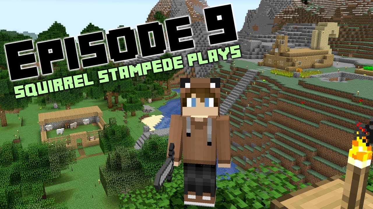 Squirrel Stampede Plays Minecraft Episode 9: Sheep! - YouTube