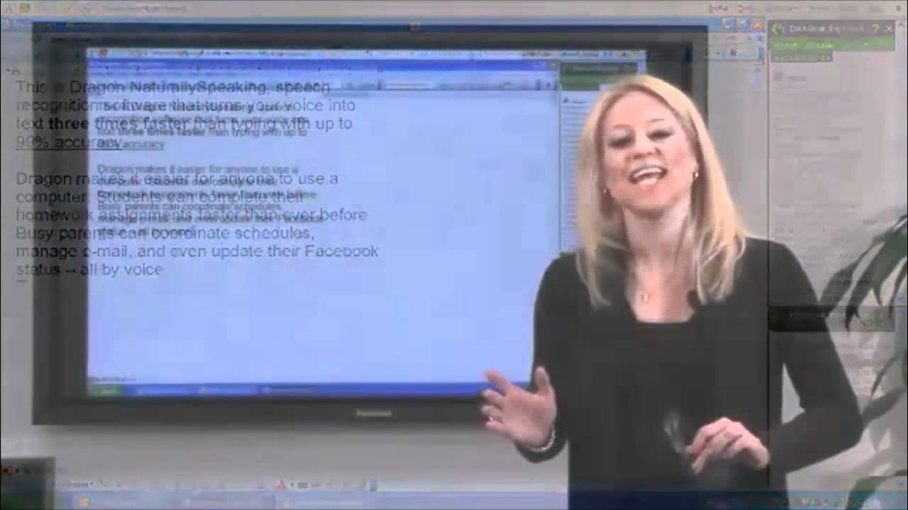 Dragon Naturally Speaking Demonstration - YouTube