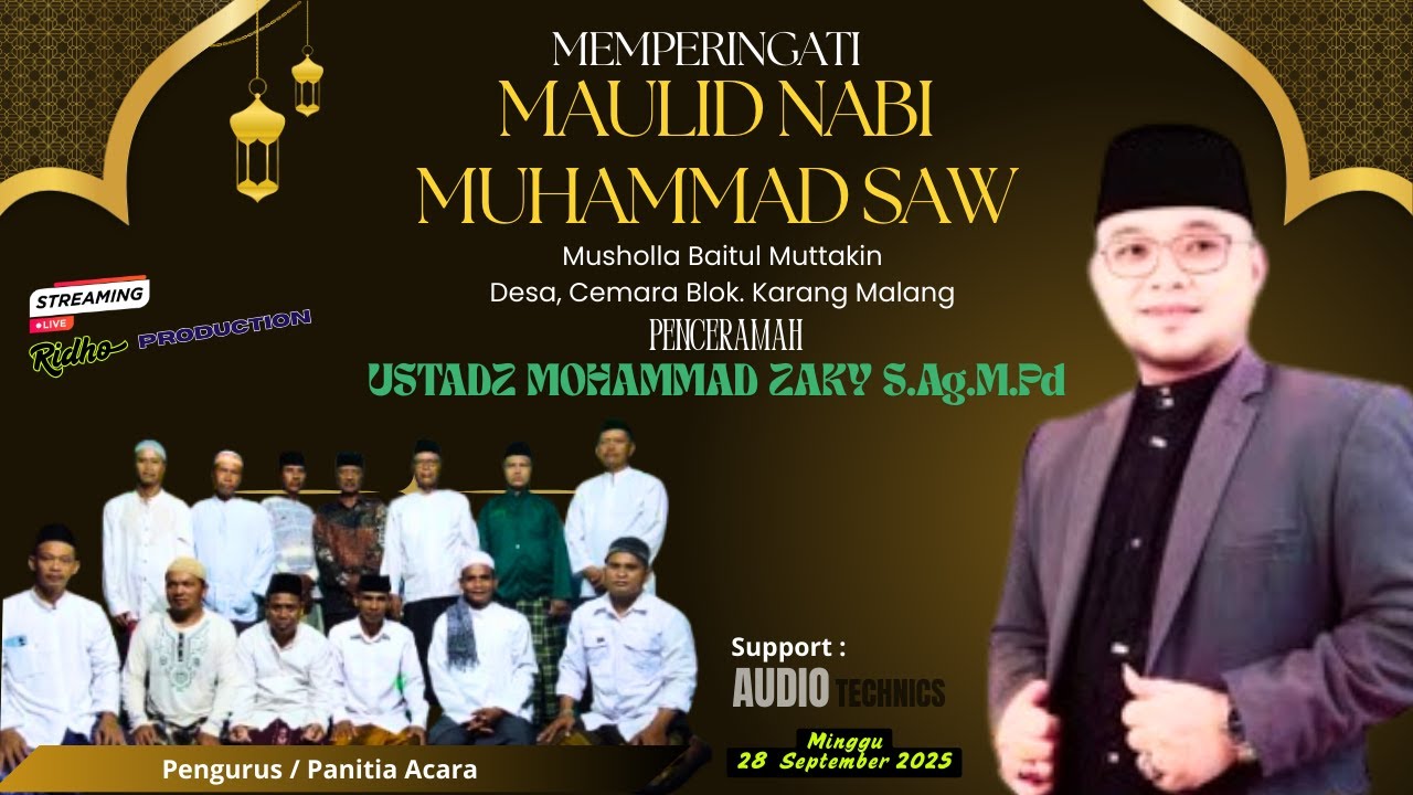 MEMPERINGATI MAULID NABI MUHAMMAD SAW - MUSHOLLA BAITUL MUTTAQIM - DESA ...