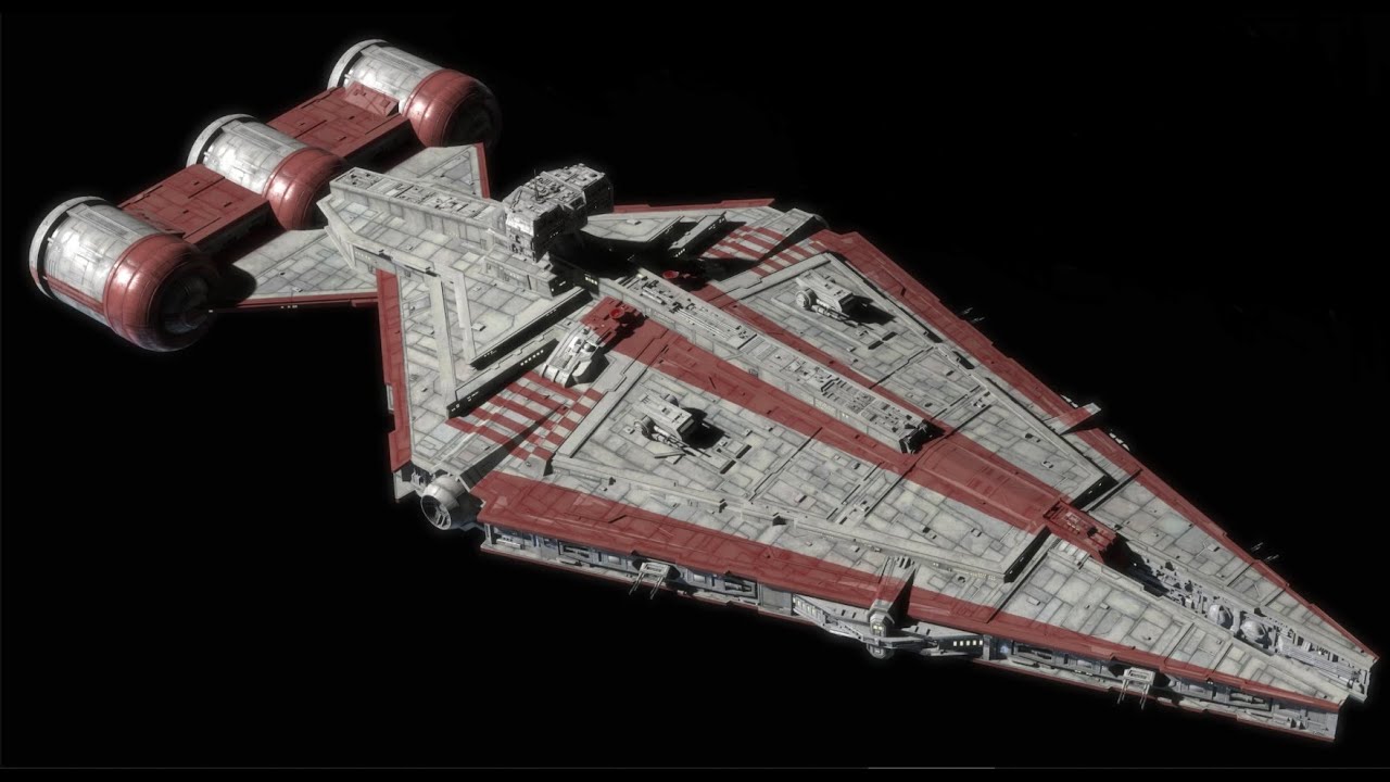 Star Wars Republic Arquitens-Class Light Cruiser 1:10 Scale Minecraft ...