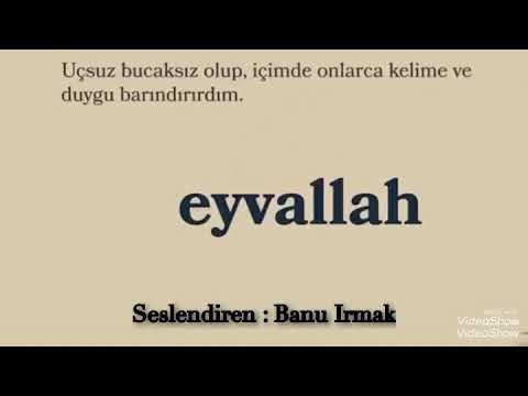 Eyvallah - Seslendiren : Banu Irmak