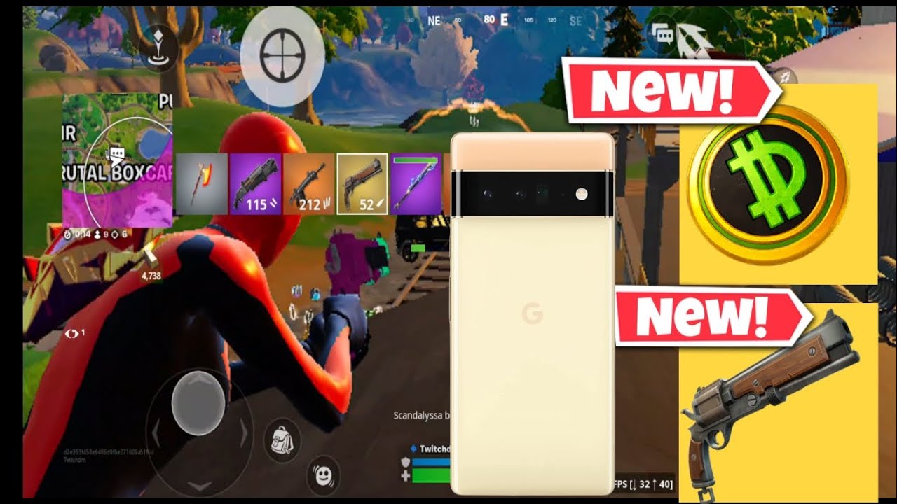 Google pixel 6 pro Fortnite Mobile Gameplay *HIGH Elimination Zero ...