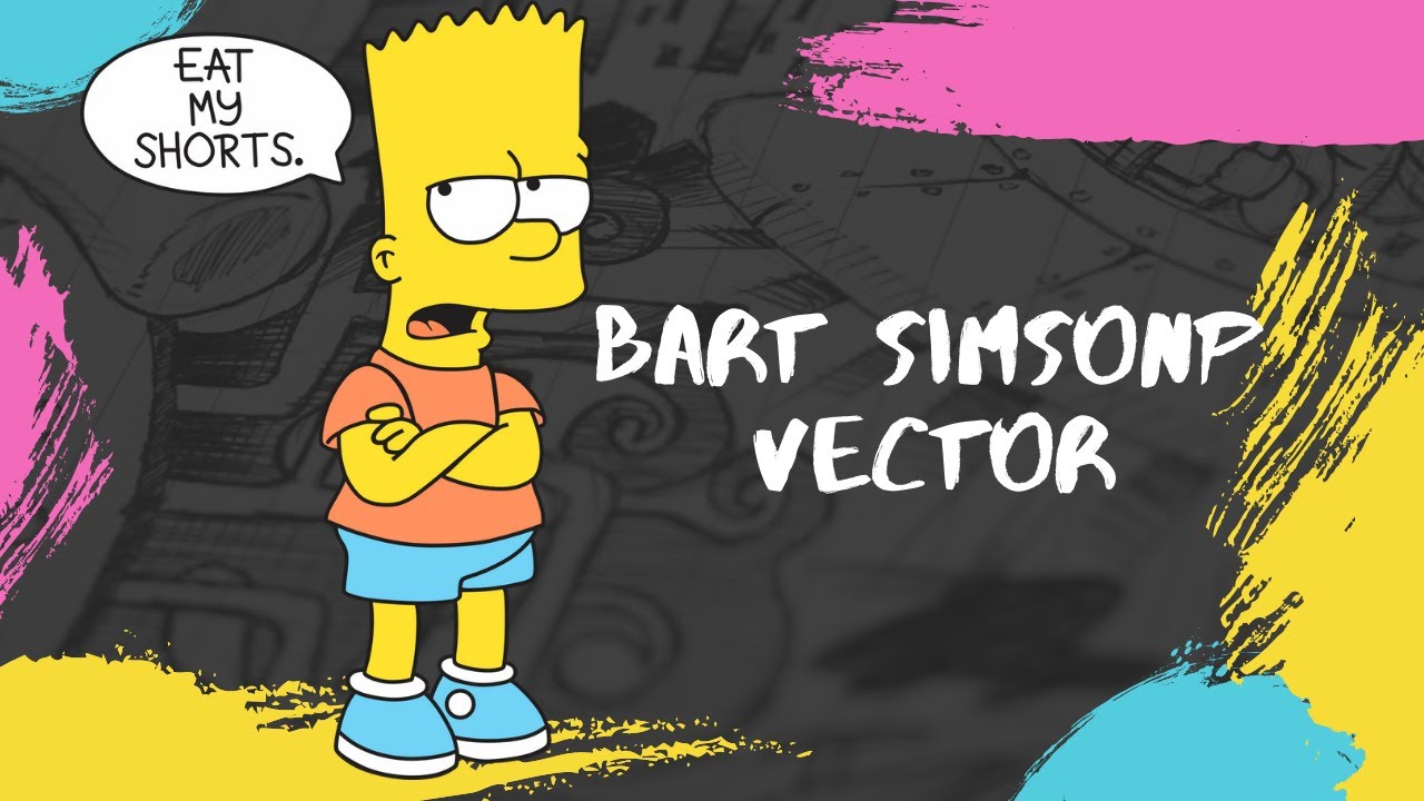 BART SIMPSON VECTOR COREL DRAW - YouTube