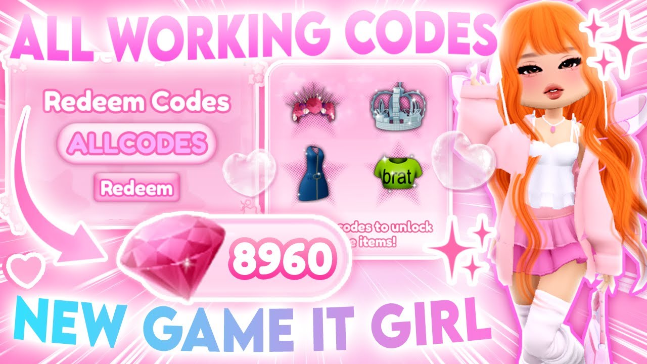 Get ALL *WORKING* CODES In New Fashion Game IT GIRL 💕FREE ITEMS ...