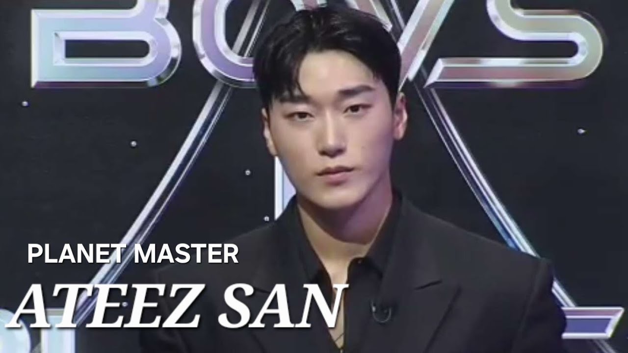 PLANET MASTER [ATEEZ - San] BOYS ll PLANET 2nd Survivor Announcement Ceremony | 250829 - YouTube