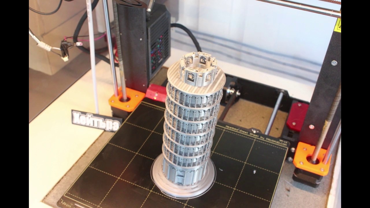 3D printing Timelapse - Pisa Tower - YouTube