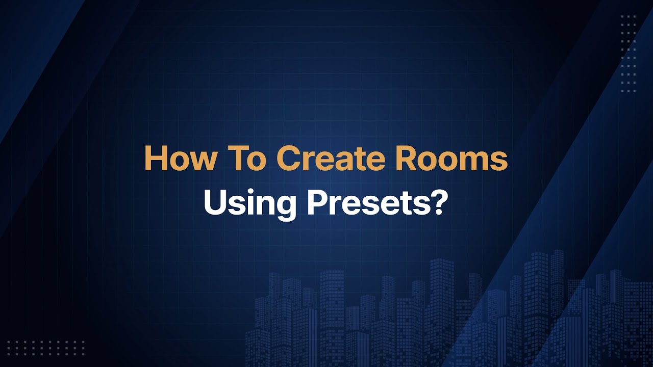 How to Draw Rooms Using Presets | BuildNow - YouTube