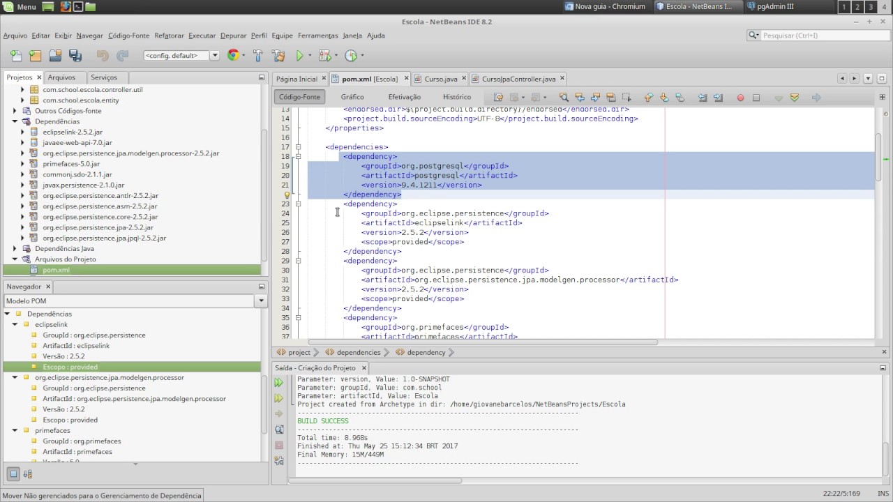 Desenvolvimento Ágil De Jsf Primefaces Com Jpa Hibernate Utilizando Maven No Netbeans Youtube
