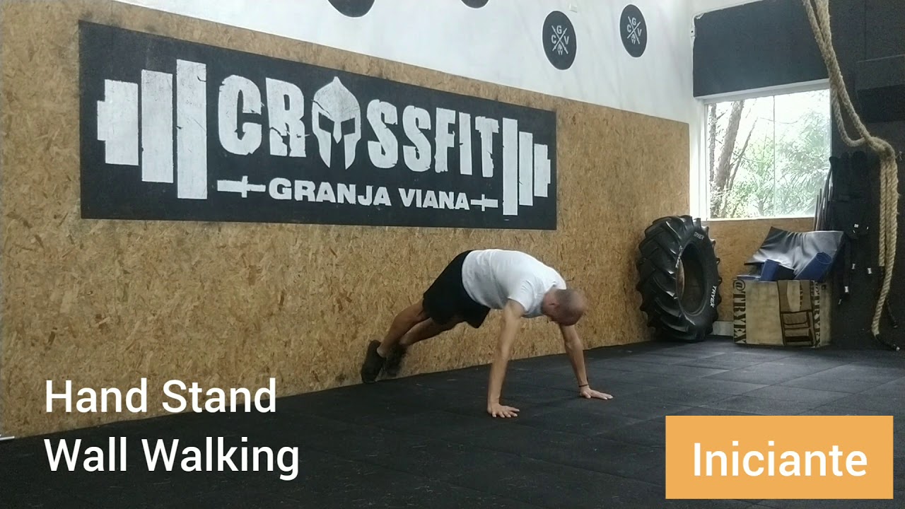 Progressões para Wall walking - CrossFit - YouTube