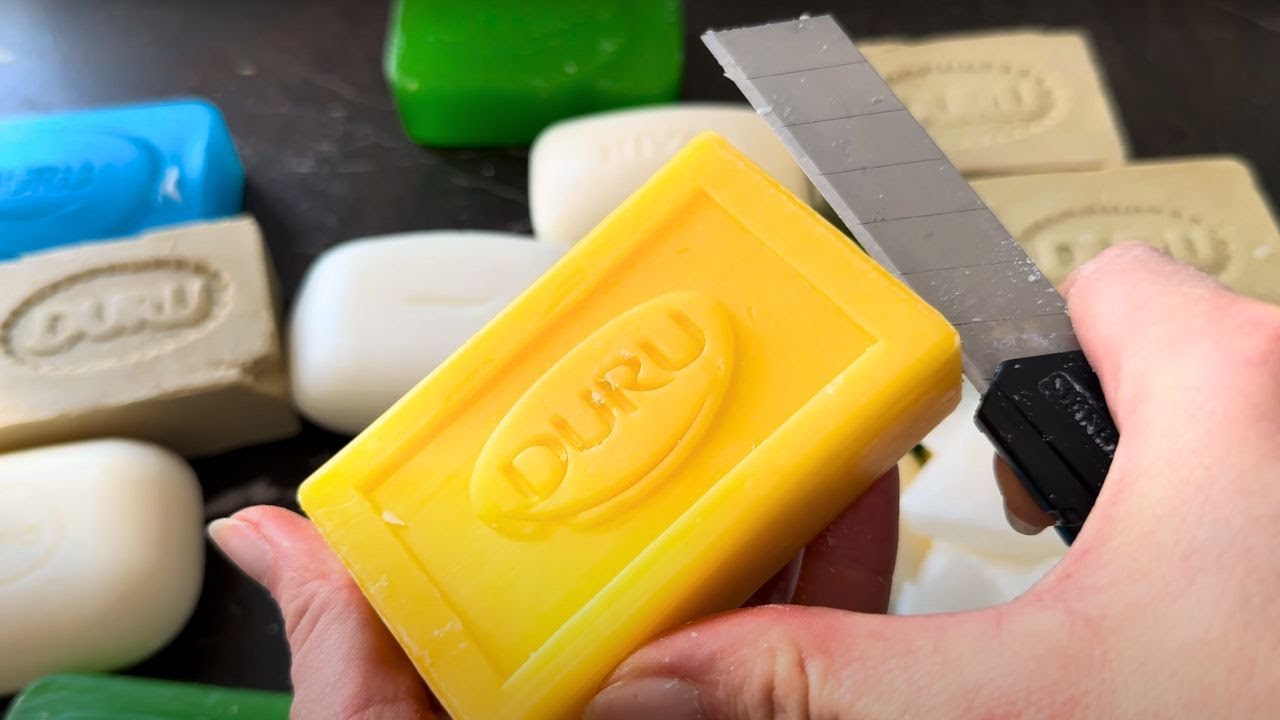 Satisfying Soap Cutting ASMR: Relax and Unwind with Every Slice - YouTube
