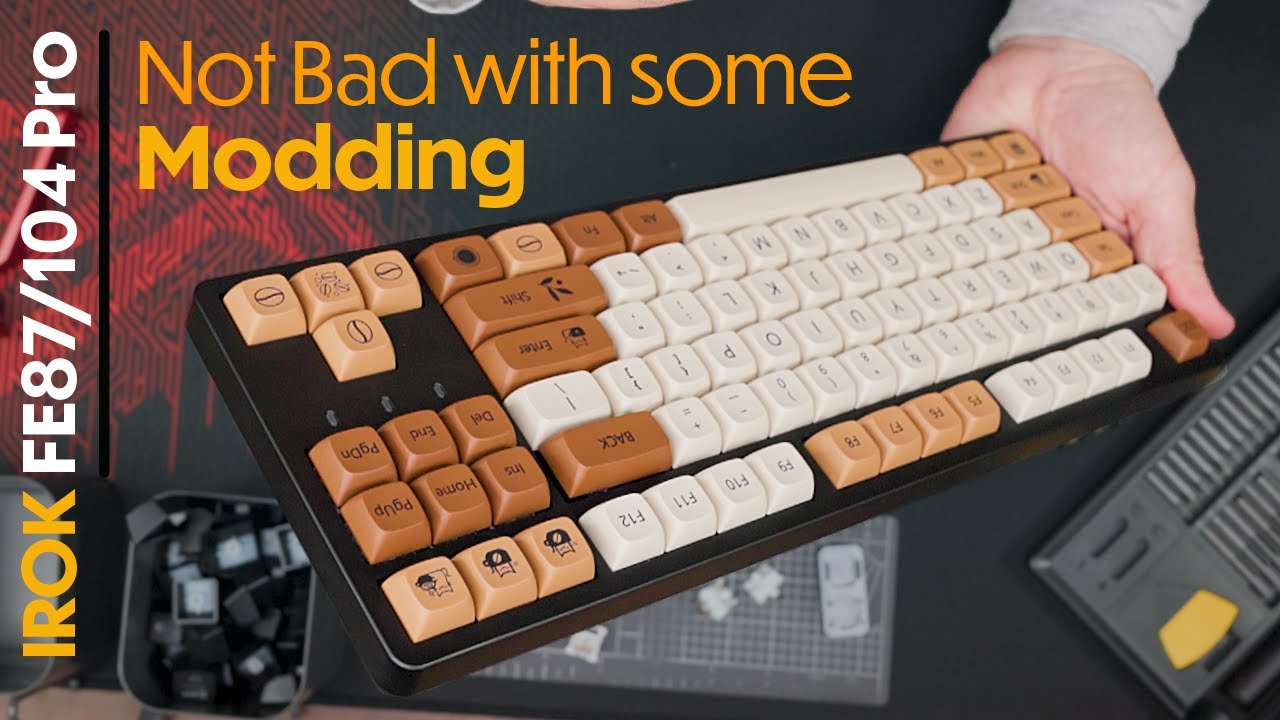 IROK FE87 104 Pro – Best Budget Keyboard Review & Modding Tips! - YouTube