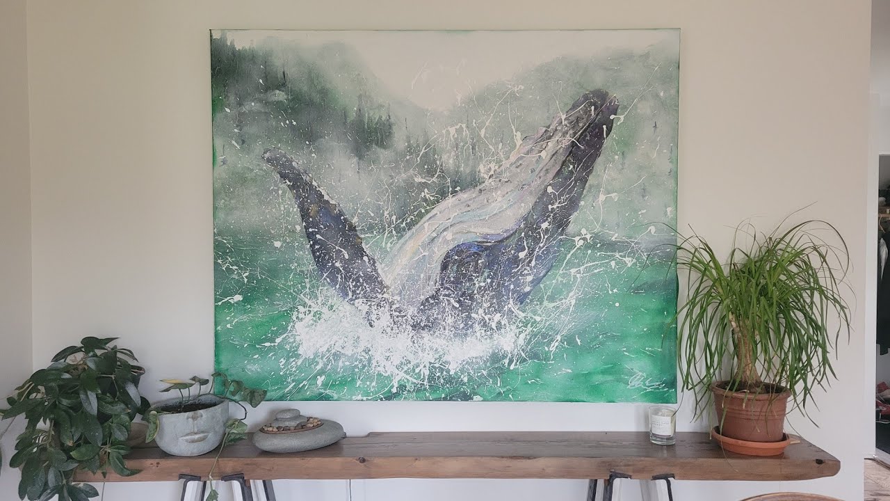 One day painting done in just 1 year and 8 months - YouTube