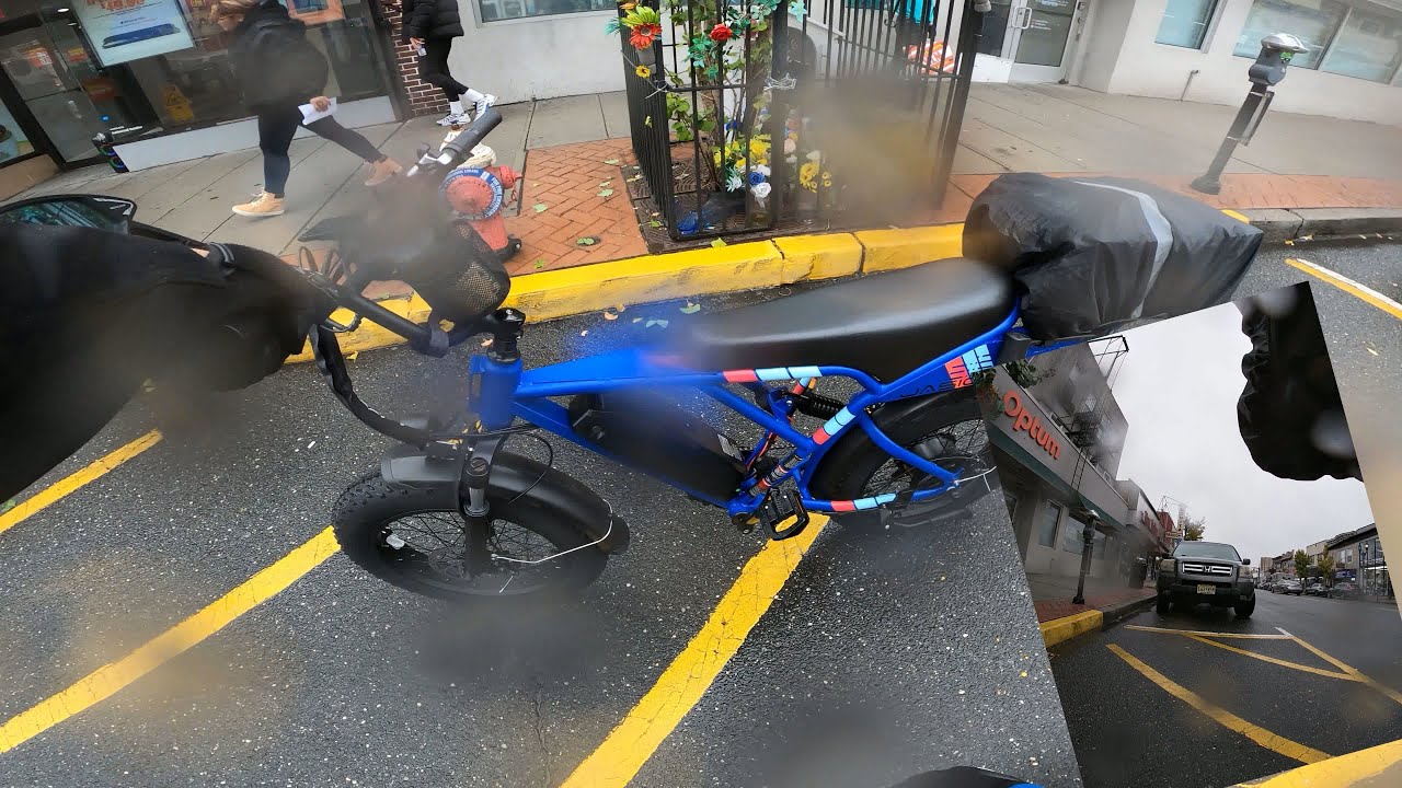 got the double battery setup done on new e-bike. a test ride - YouTube
