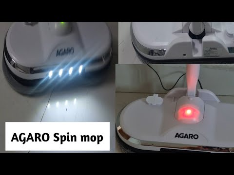 AGARO electric spin mop genuine review/easy cleaning mop for flour ...