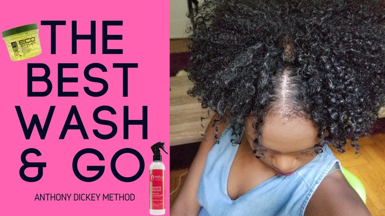 Wash and Go: Anthony Dickey Method Inspired - YouTube