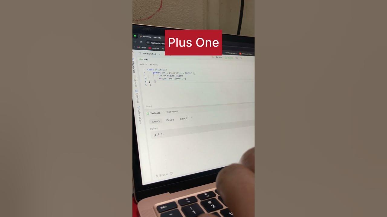 Day 79 Solved Leetcode Problem 66 Java Correctcoding