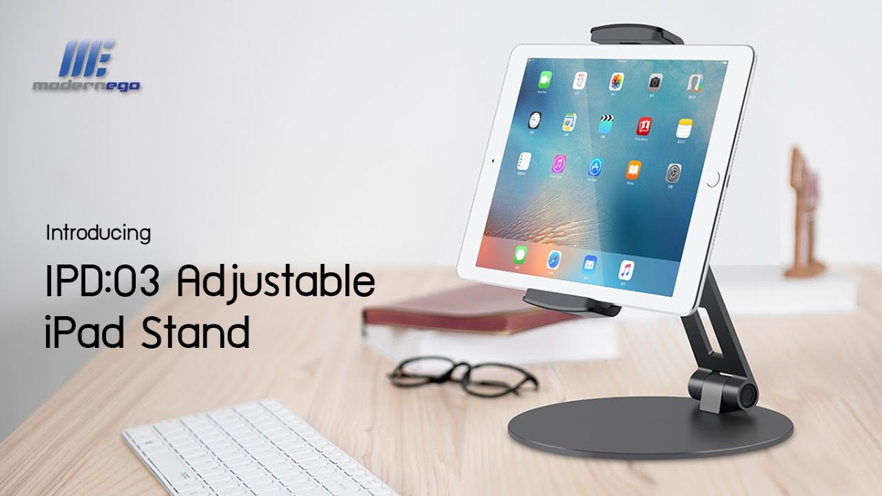 Apple iPad Stand Holder: IPD-03 - การใช้งาน - YouTube