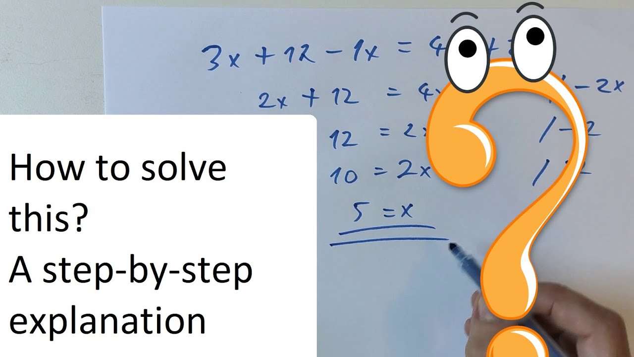 CAN YOU SOLVE THIS? IT'S EASY! BASIC PRIMARY/SECONDARY LEVEL EQUATIONS ...