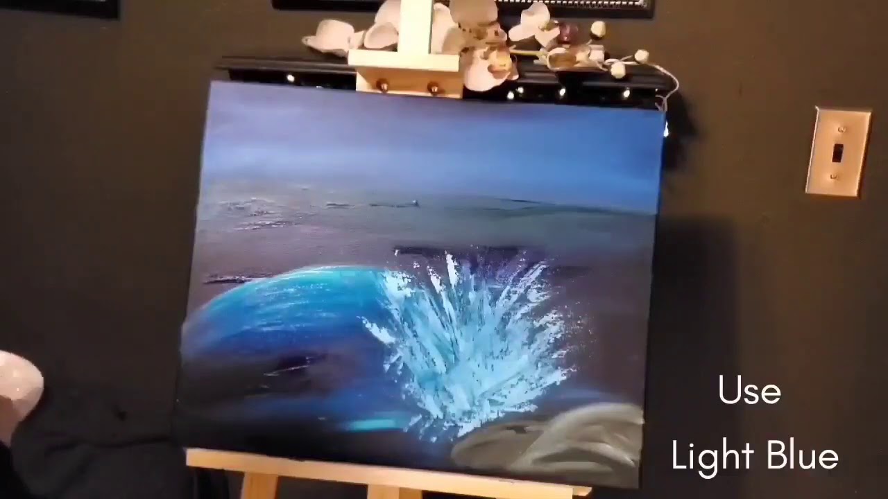 NightWave painting time-lapse - YouTube