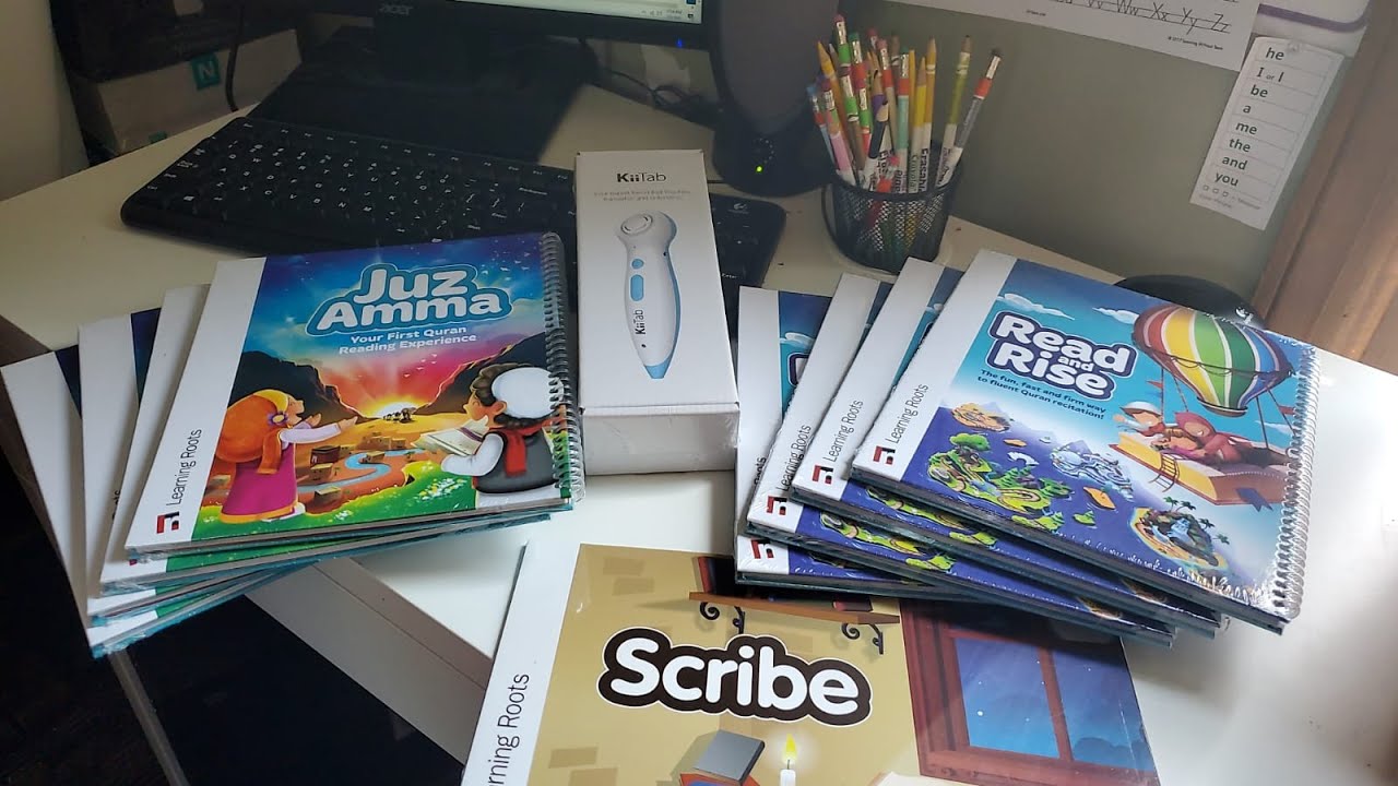 Learning Roots Kiitab , Read and Rise, Juz Amma and Scribe books - YouTube