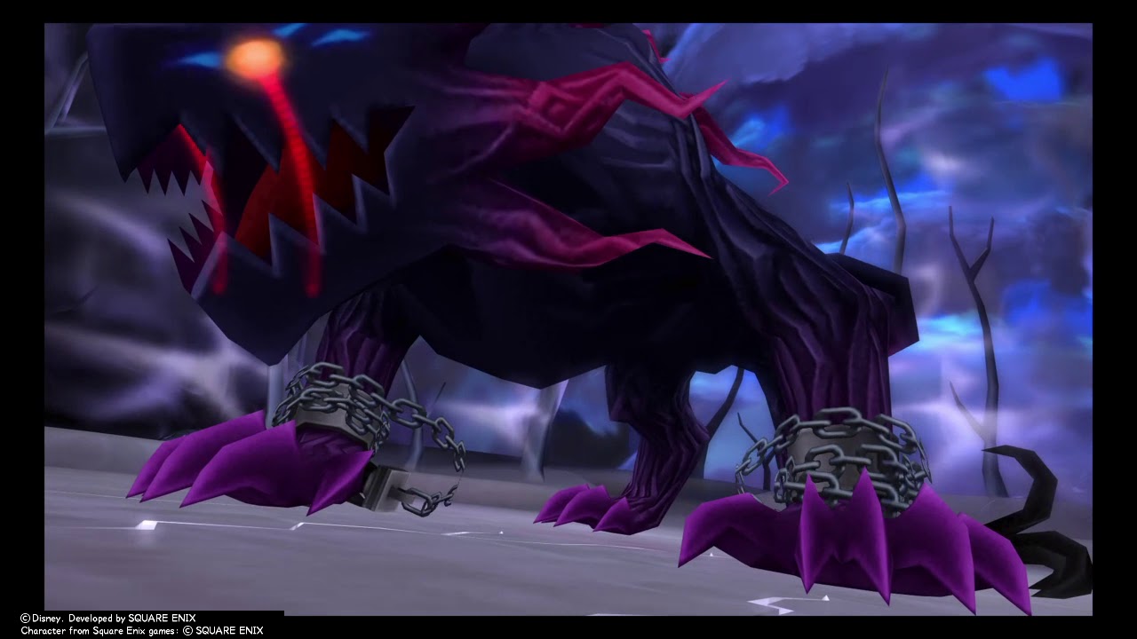 AQUA vs. DARK HIDE HEARTLESS [CRITICAL MODE] KINGDOM HEARTS BIRTH BY ...