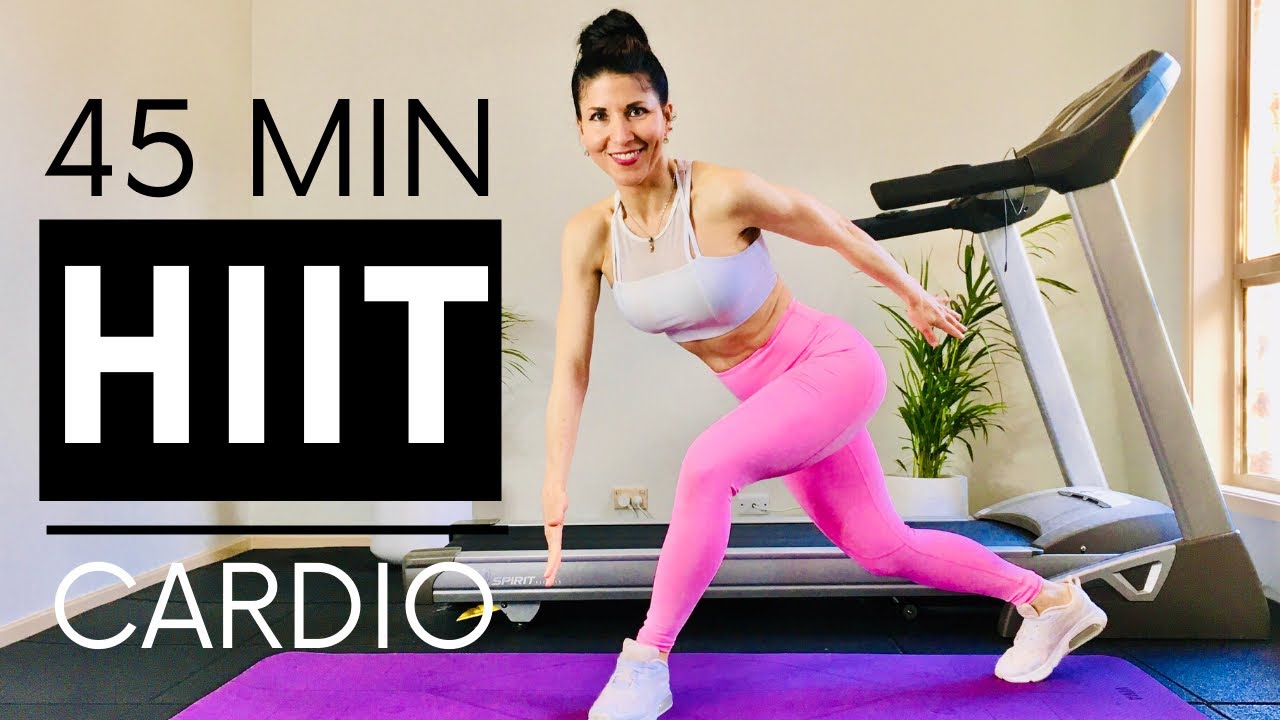 45 Min Low Impact Hiit Cardio Workout No Repeats High Intensity For