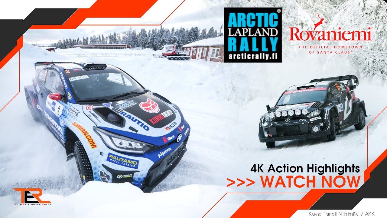 60th Arctic Lapland Rally 2025 - Action Highlights 4K - YouTube