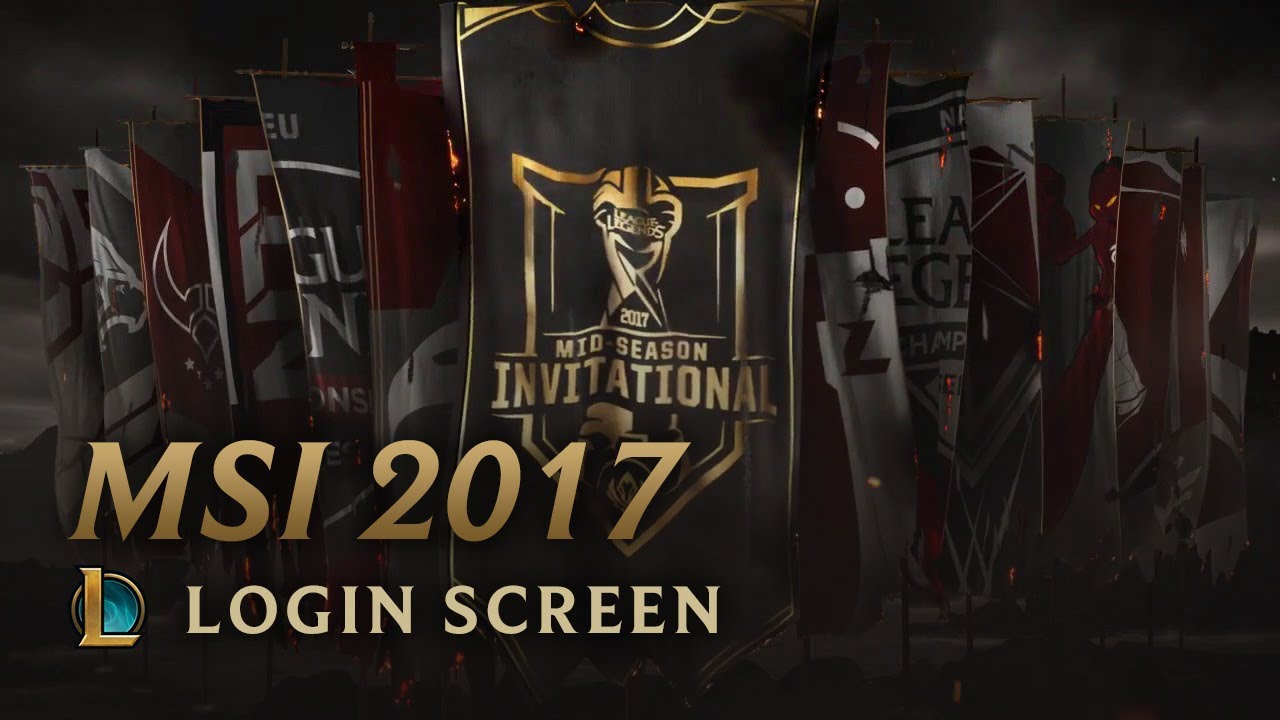 2017 Mid-Season Invitational | Login Screen - League of Legends - YouTube