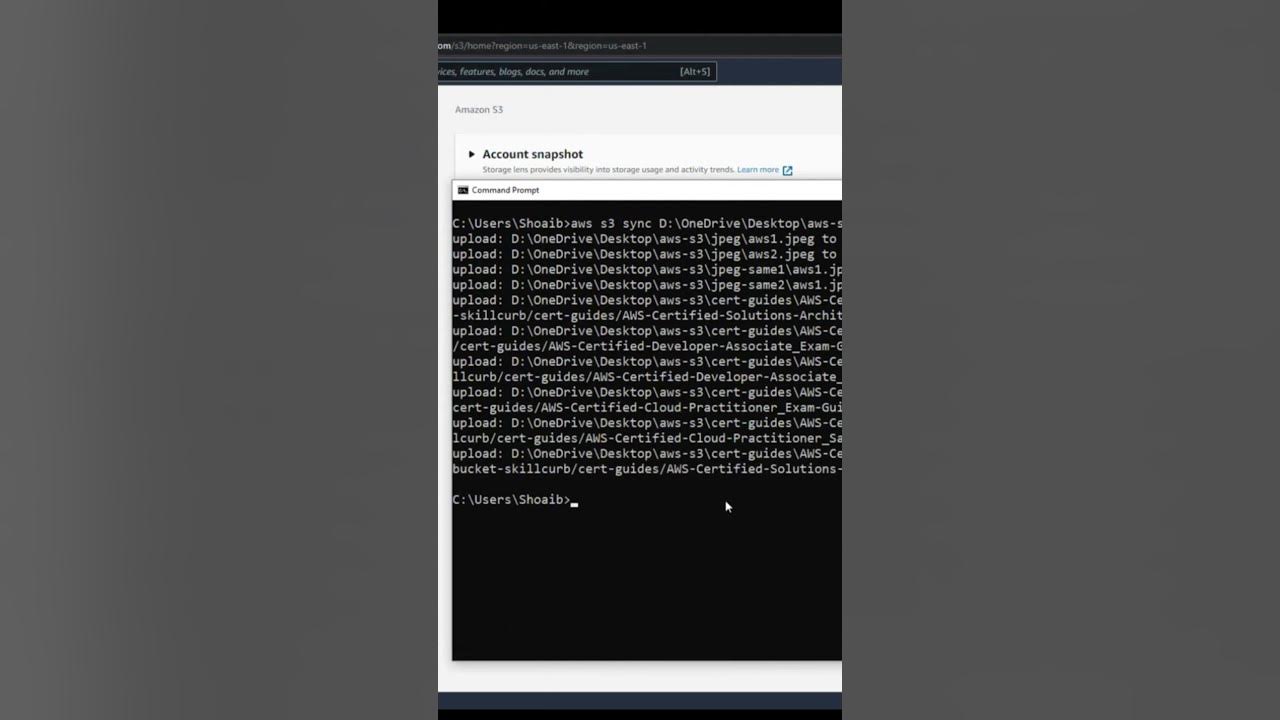 Load Data into AWS S3 using one command!! - YouTube